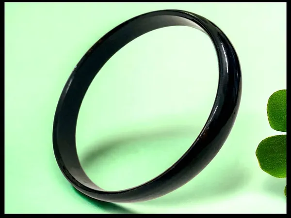 Rudra Rage Sarbloh Pure Iron Sikh Casted Black Punjabi Kada For Men ...