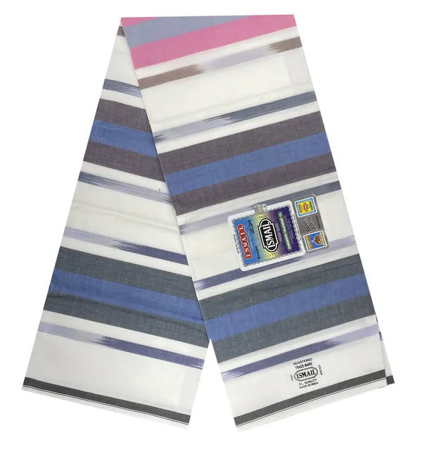 Ismail Lungies Ismail Men's Cotton 100% Pure Cotton Lungi 2.10 Meter ...