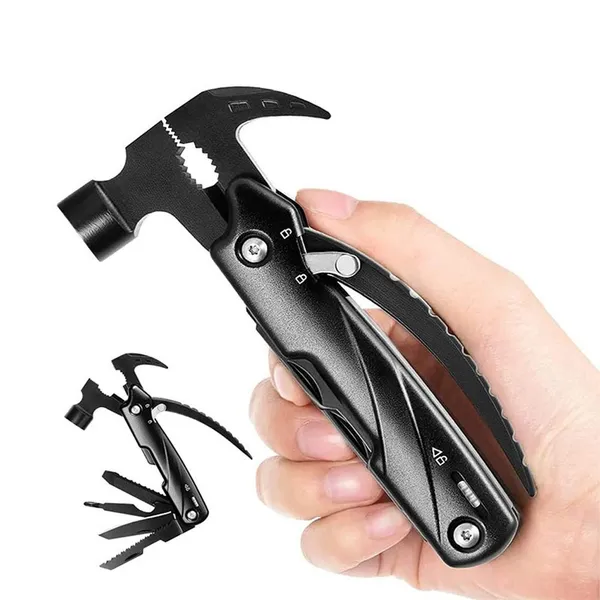 MKS HOUSE Hammer Multi-Tool, Multi-Functional 12 in 1 Mini Hammer ...