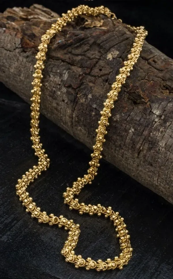 Trendz Jewellery Micro Gold Plated Daily Wear Bahubali Chain Price in ...