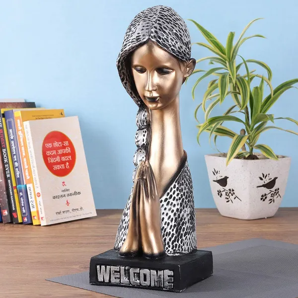 Beckonkart Silver Vastu Fangshui Religious Idol of Modern Art Welcome ...