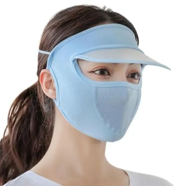 HOME'S STORE Summer Protection Women Cap Mask for Summer Outdoor ...