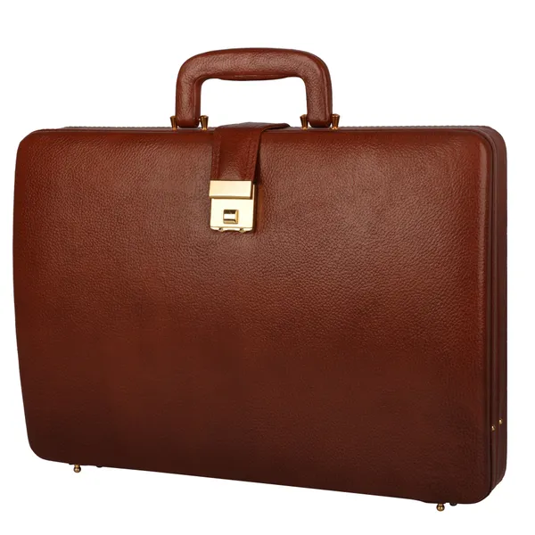 LEATHER VILLA Full Grain Natural Croco Leather 17 Inch Briefcase ...