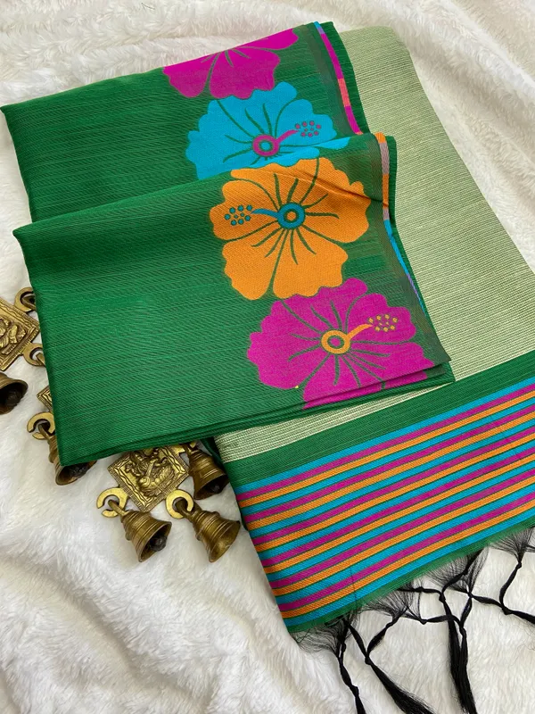 Maasari Handloom Silk sarees with Beautiful Jawa Flower Woven Pattern ...