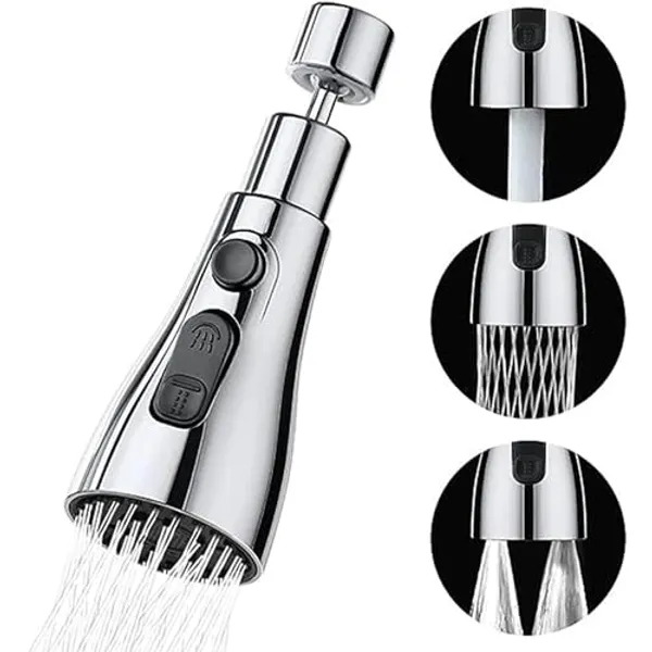 WOOP CART 360 Degree Movable Faucet Aerator Infinity 3 Mode Faucet Dual ...