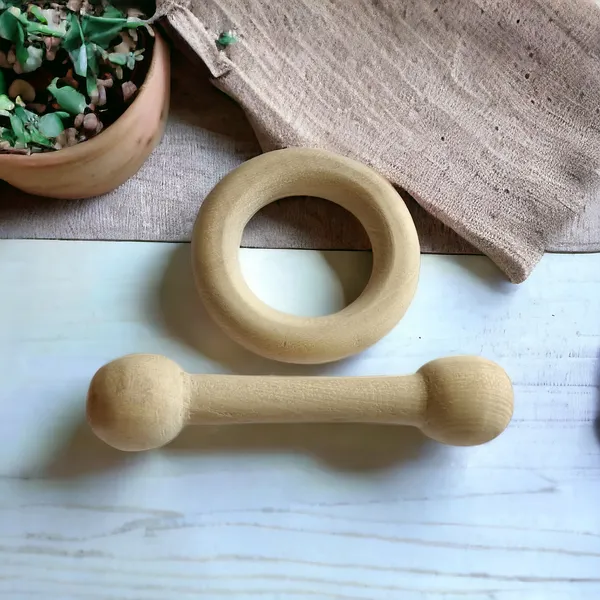 neemtoys® Neem Wooden Teethers For Babies Of Age 0 To 3 Years | Dumble ...